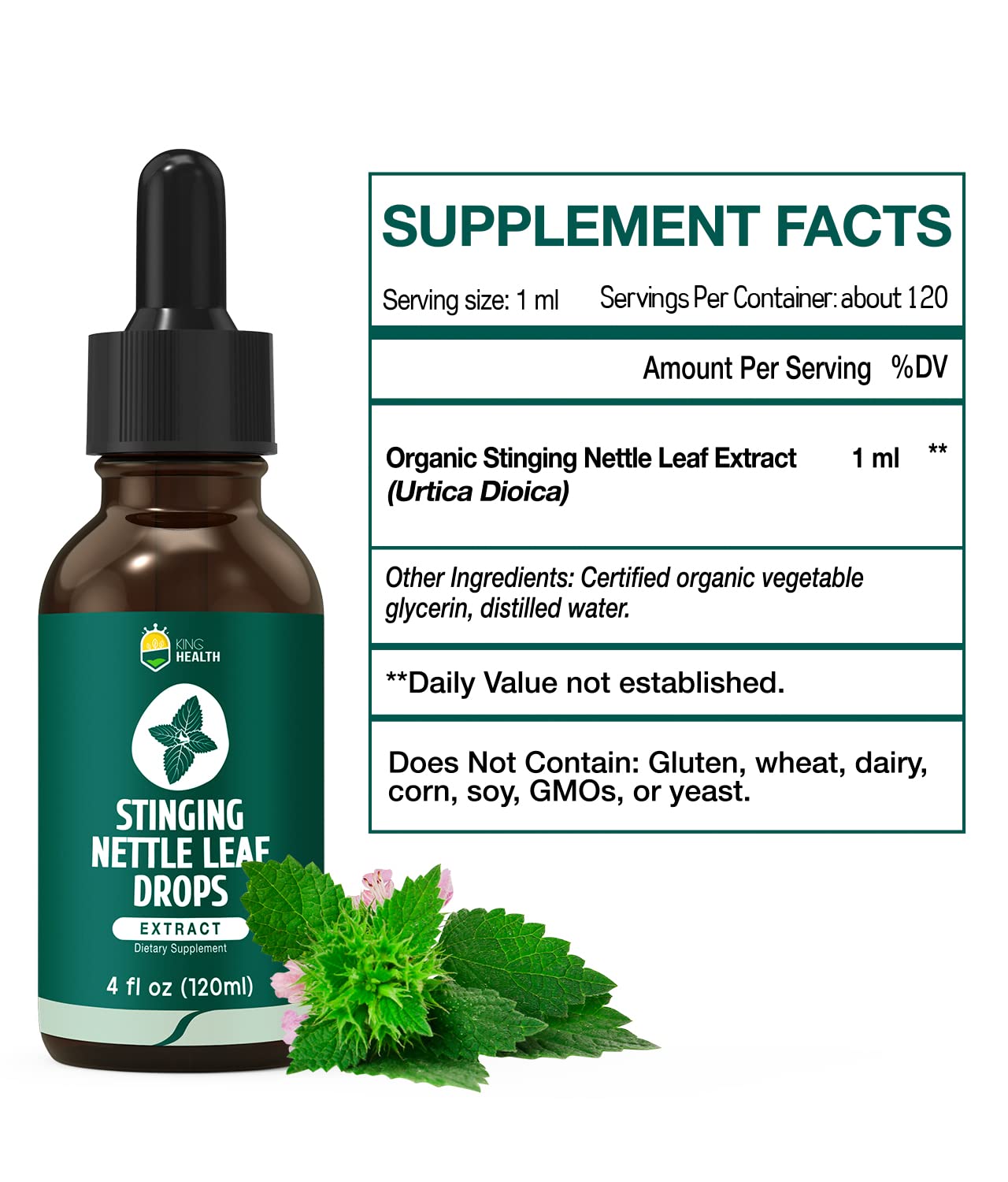98% absorption stinging nettle extract