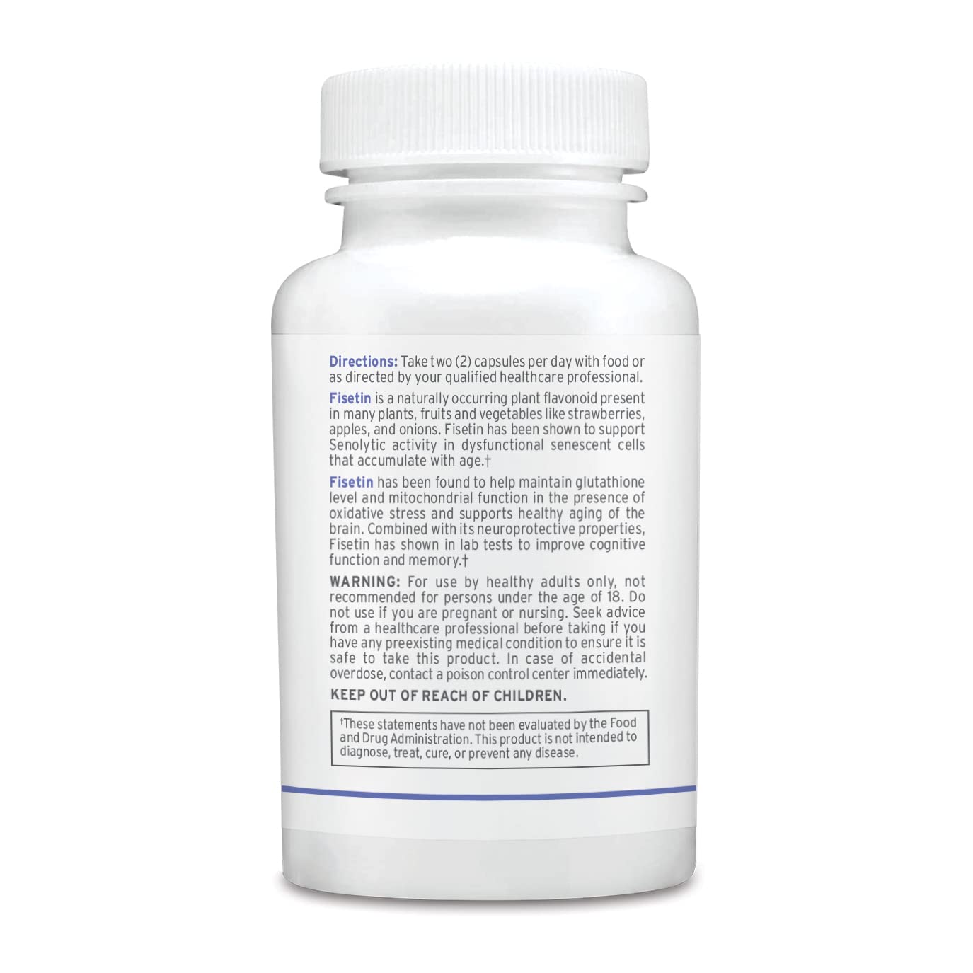 98% pure Fisetin health supplement