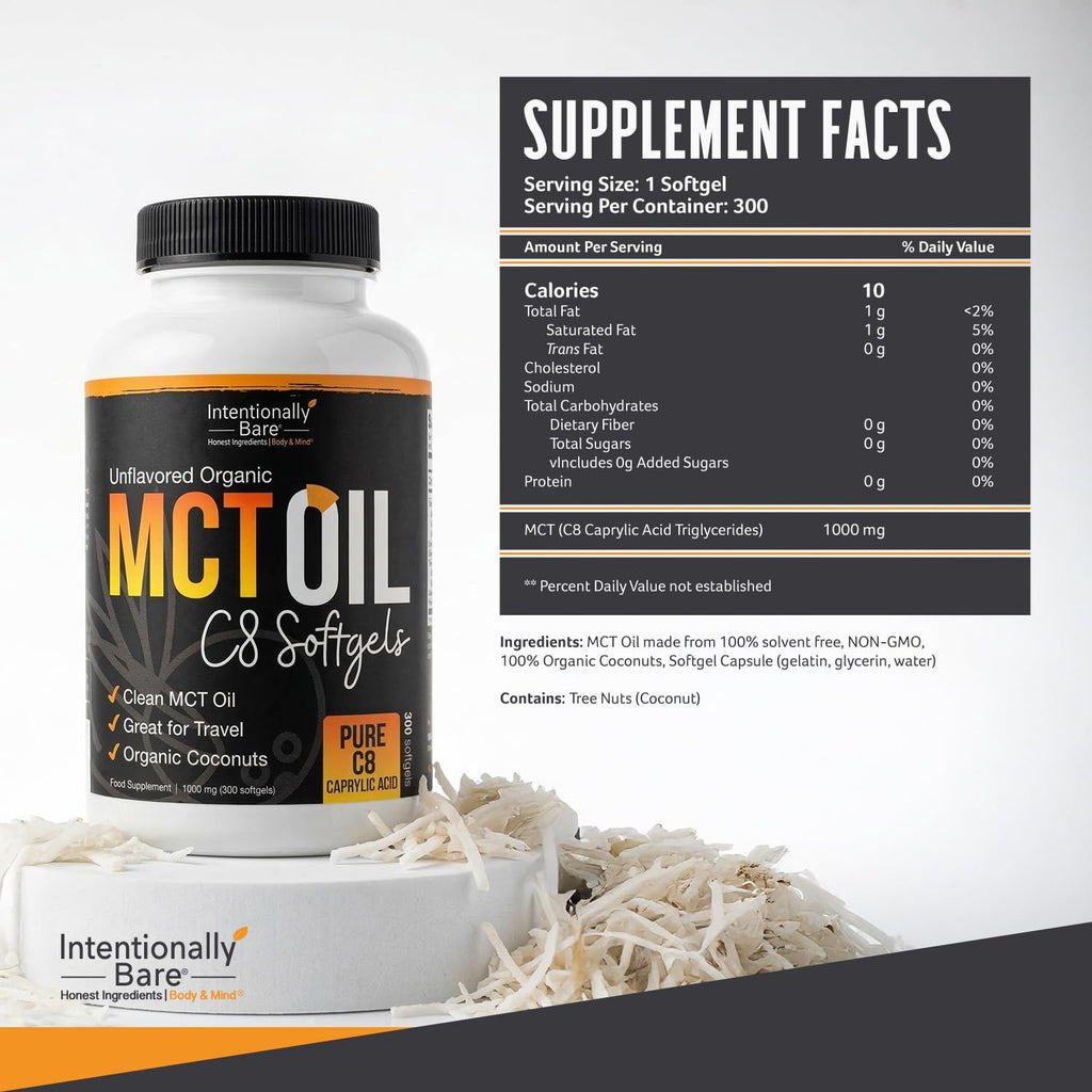 99.2% pure C8 MCT oil