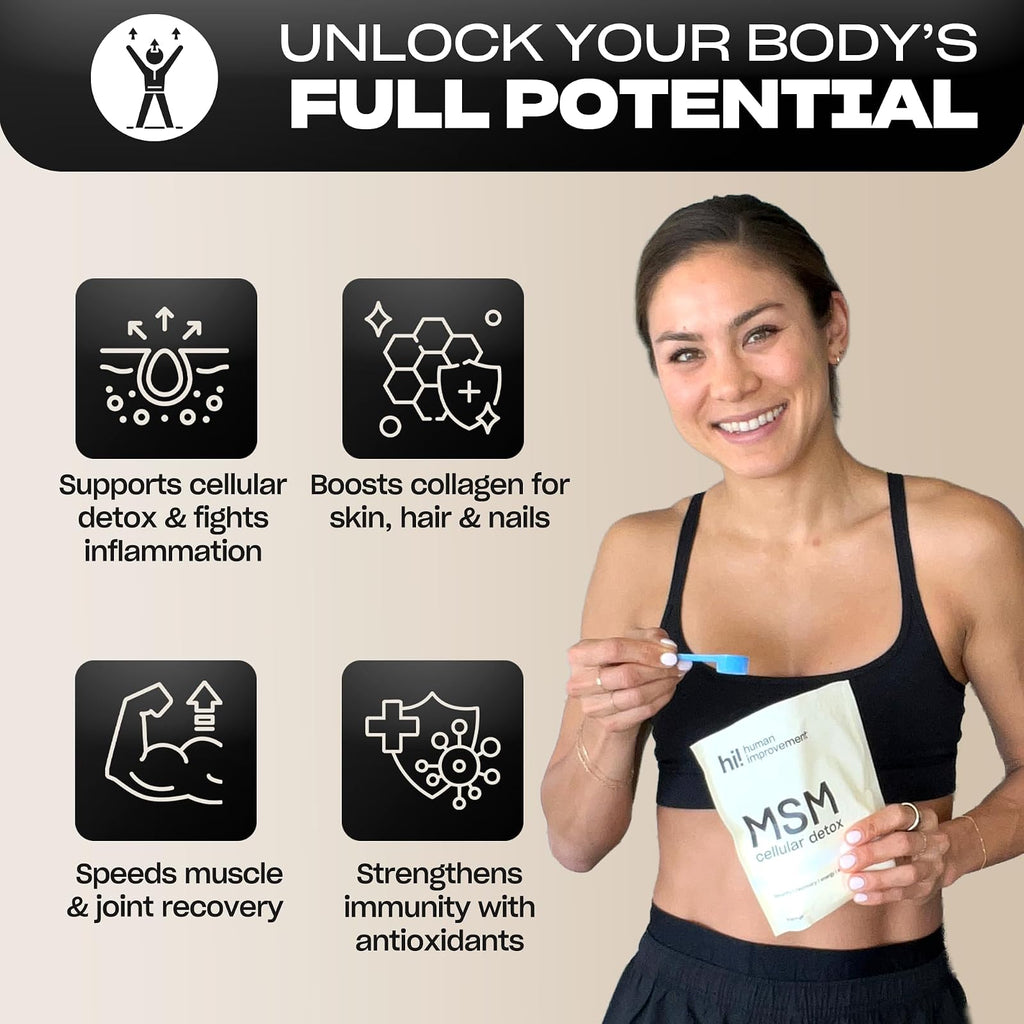 99.9% msm powder for better sleep