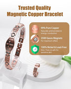 99.9% pure copper ring for wellness