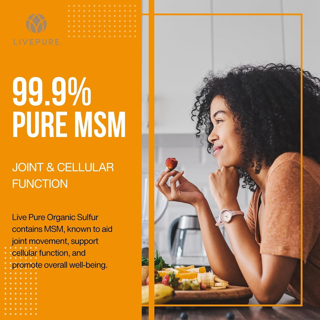 99.9% pure MSM for joints
