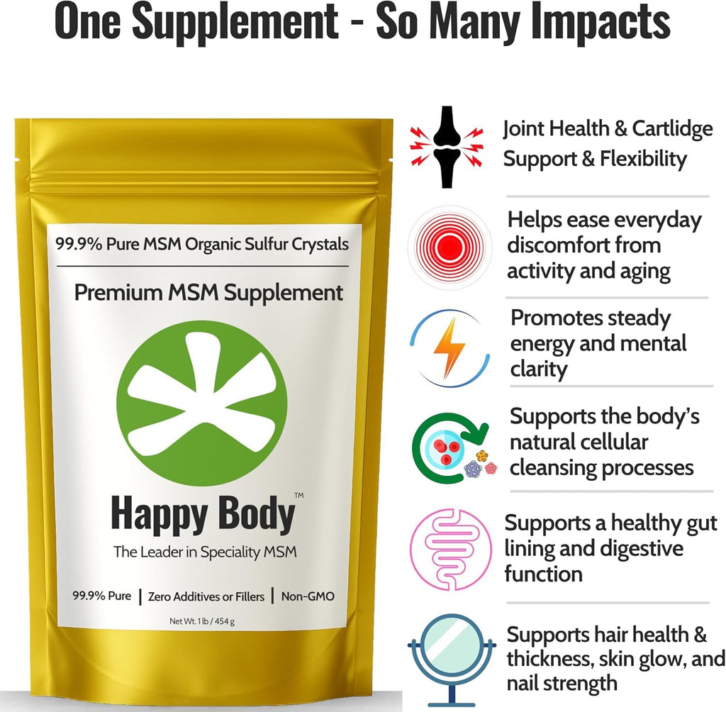 99.9% pure msm supplement