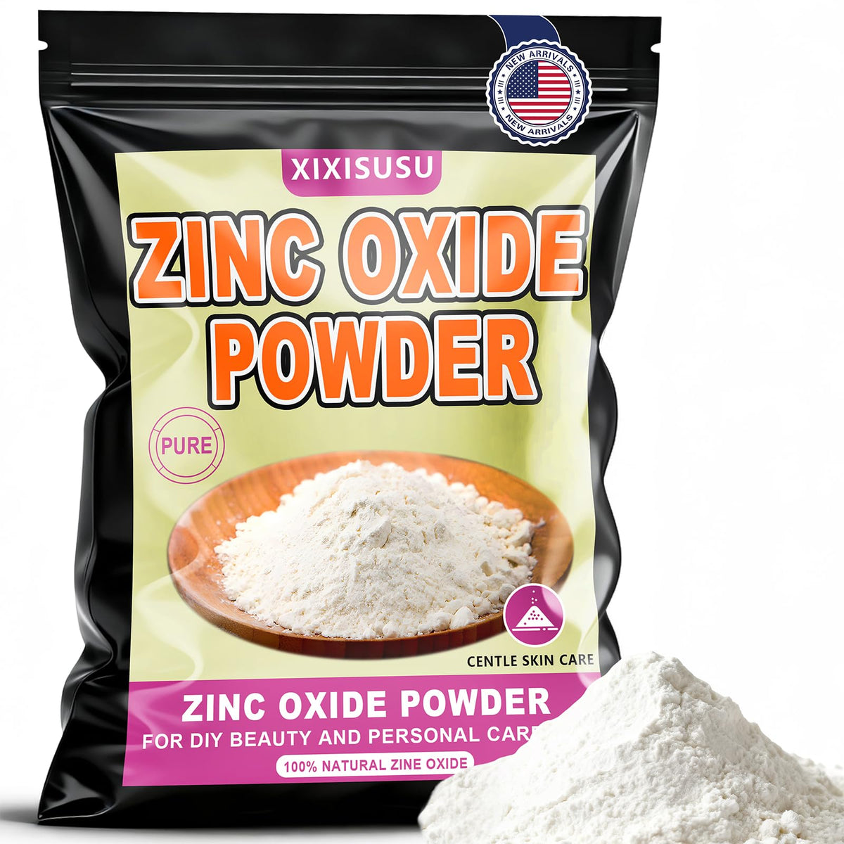 99.9% pure zinc oxide powder