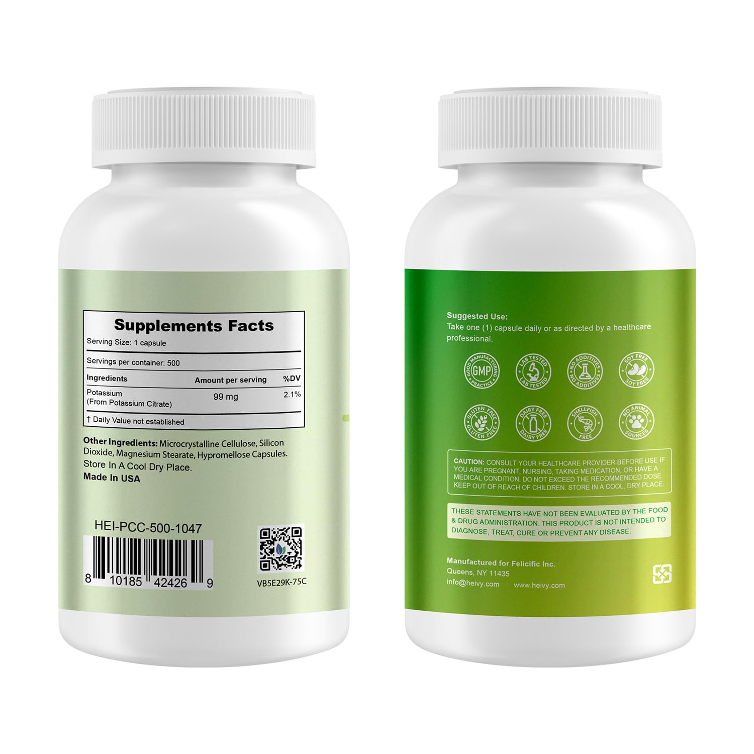 99 mg potassium citrate for muscle health