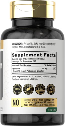 99 mg potassium citrate for muscle support