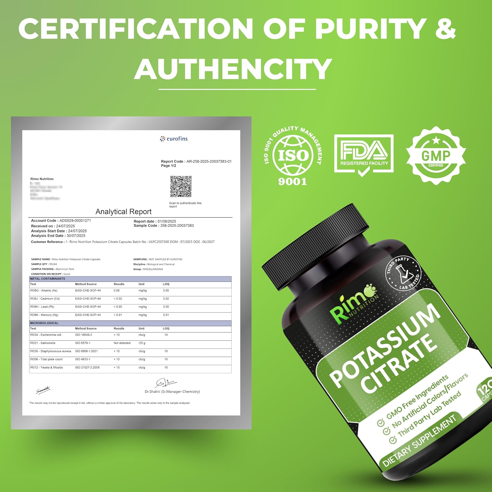 99 mg Potassium Citrate supplement