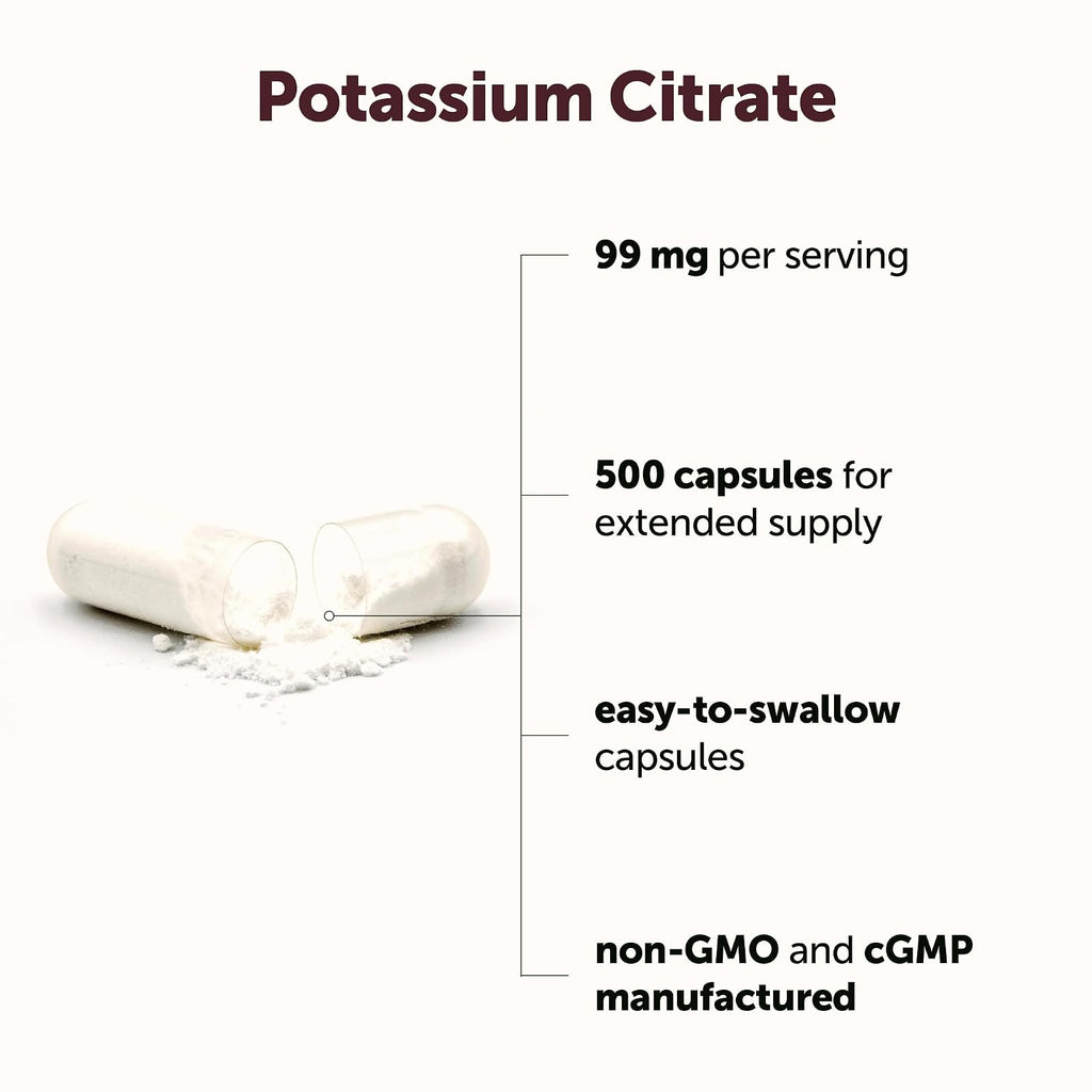 99 mg potassium citrate supplement