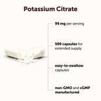 99 mg potassium citrate supplement
