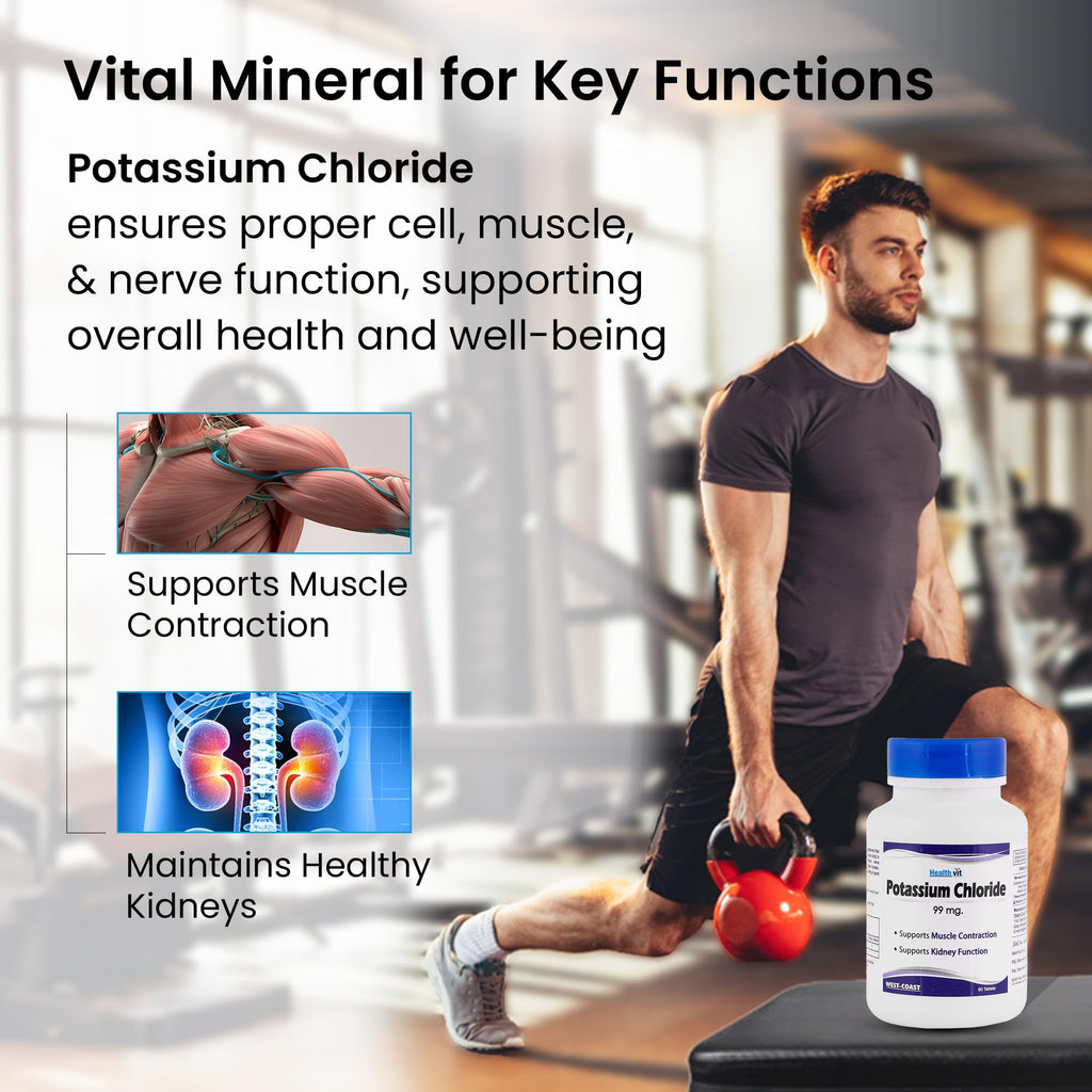 99 mg potassium for daily health