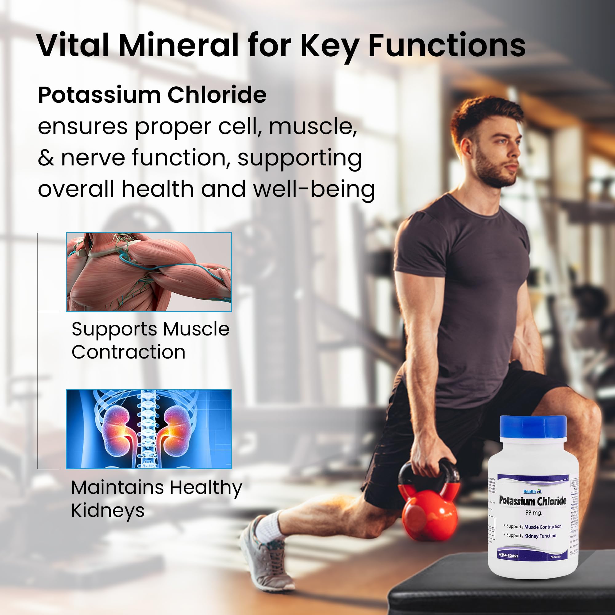 99 mg potassium for daily health