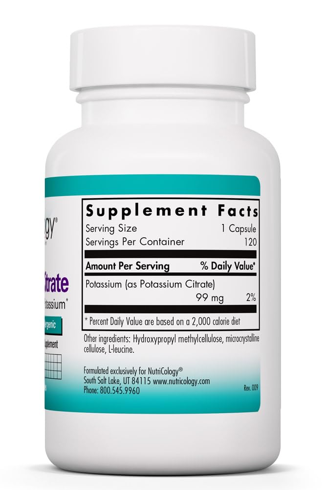 99 mg potassium supplement for health