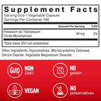99 mg potassium supplement for health