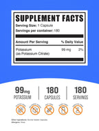 99 mg potassium supplement for health