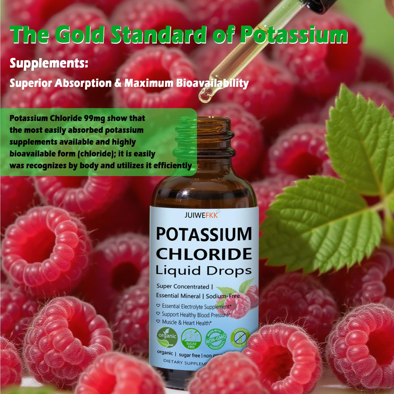 99 mg potassium supplement for hydration