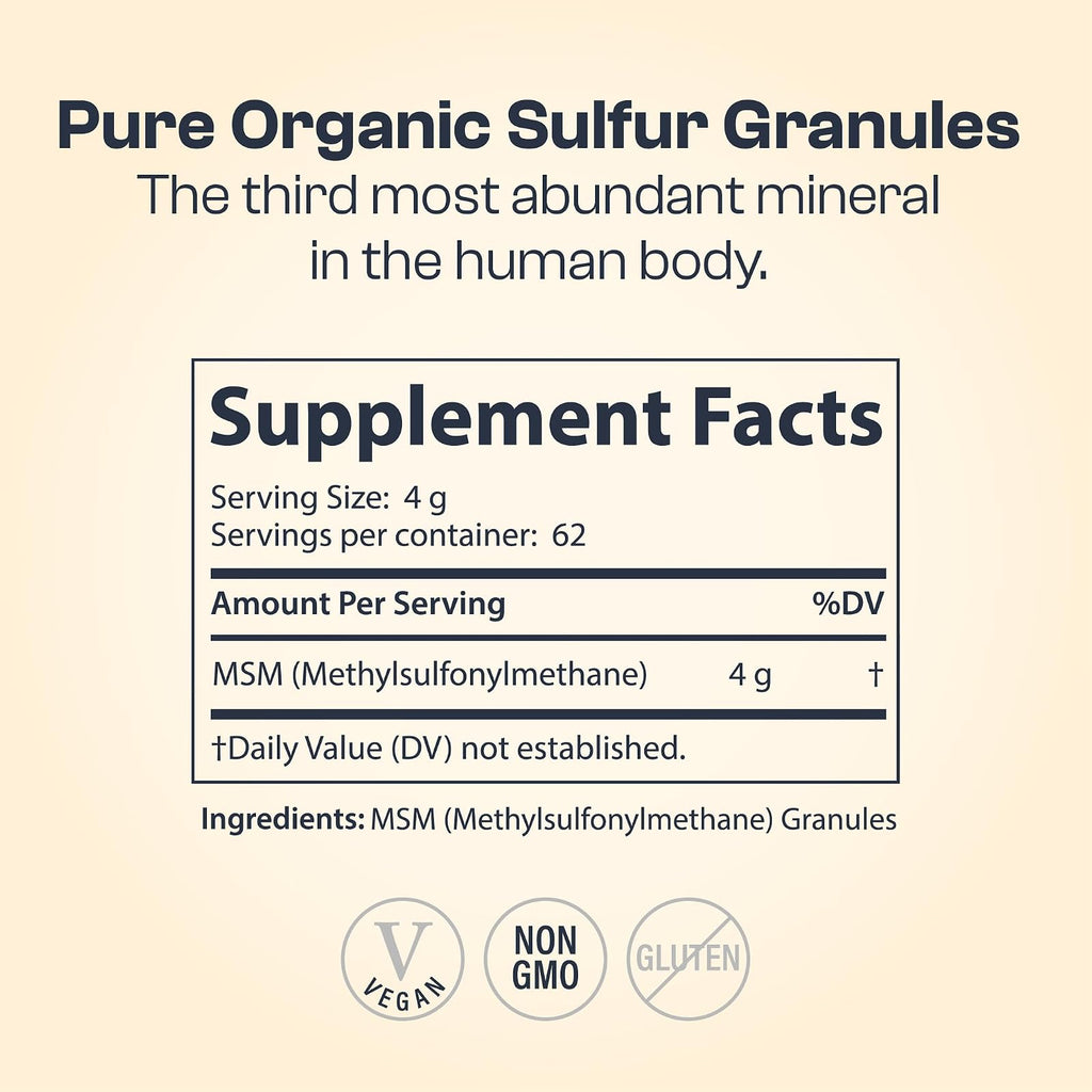 99% msm granules for better sleep