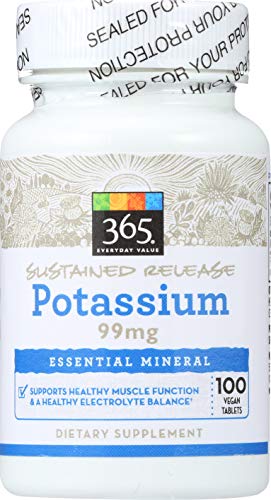 99mg potassium capsules for energy