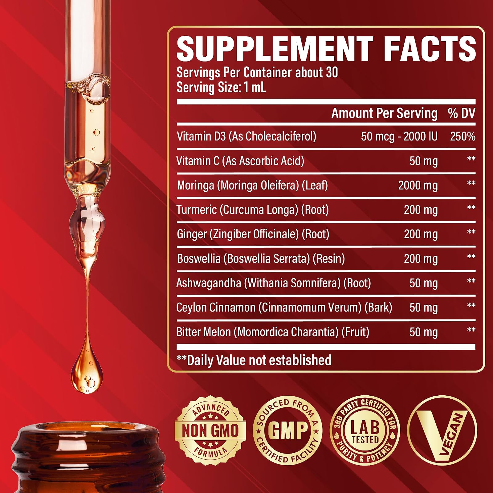 9in1 Moringa drops for energy