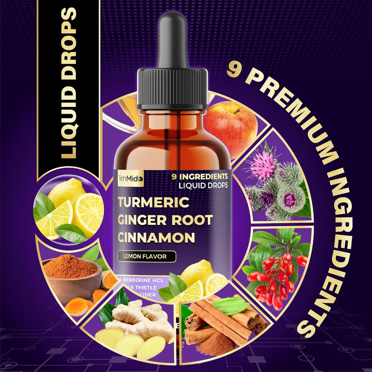 9in1 turmeric supplement for inflammation