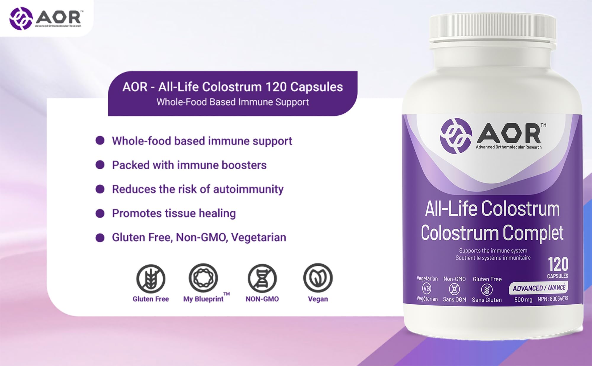 A.O.R vitamins for enhanced vitality