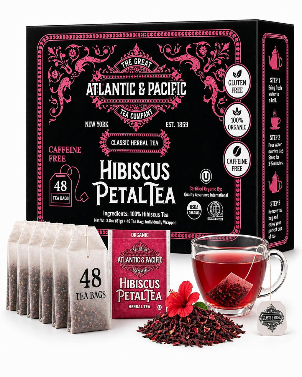 A&P organic hibiscus tea bags