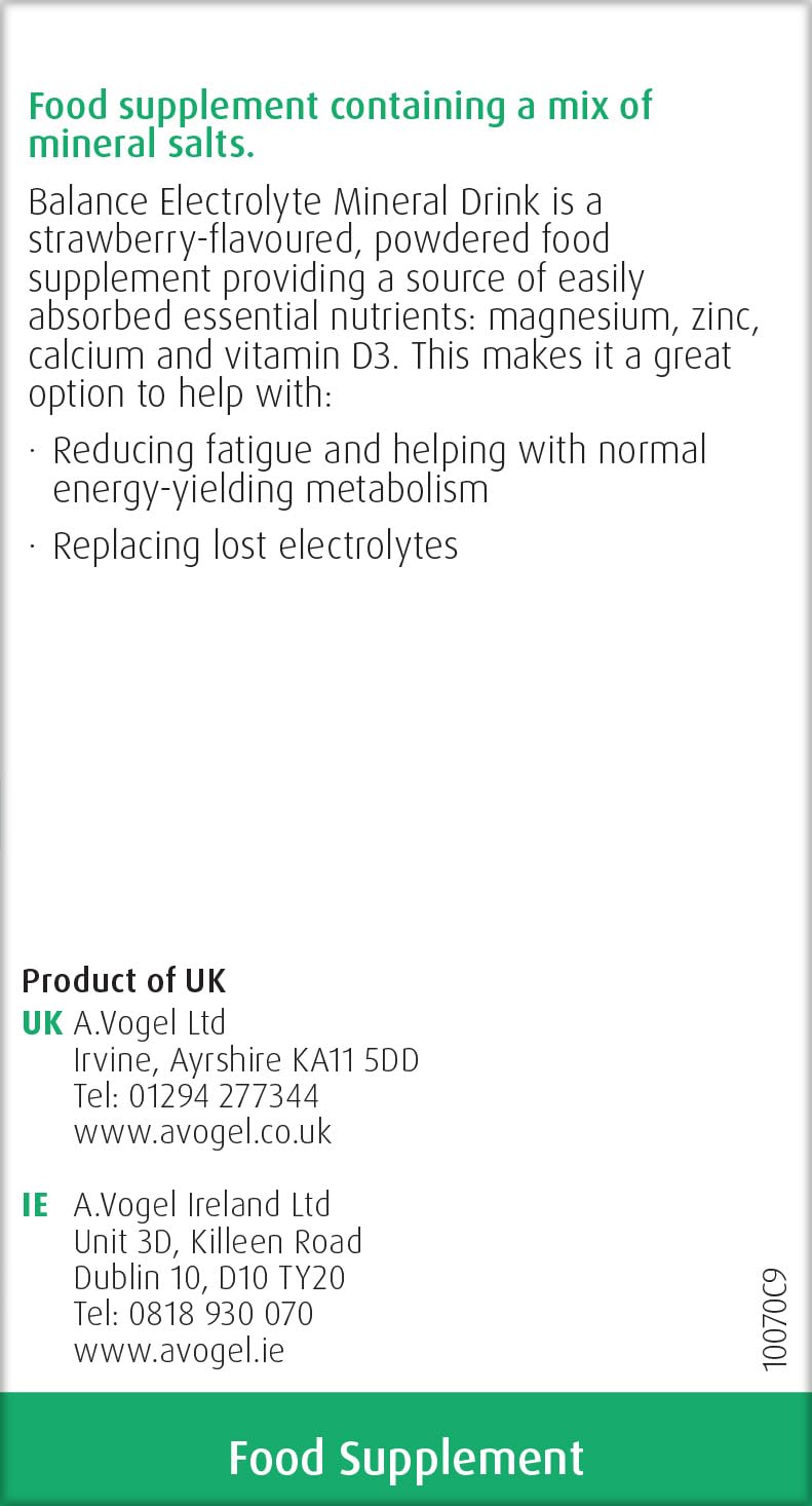 A.Vogel Balance drink for daily nutrition
