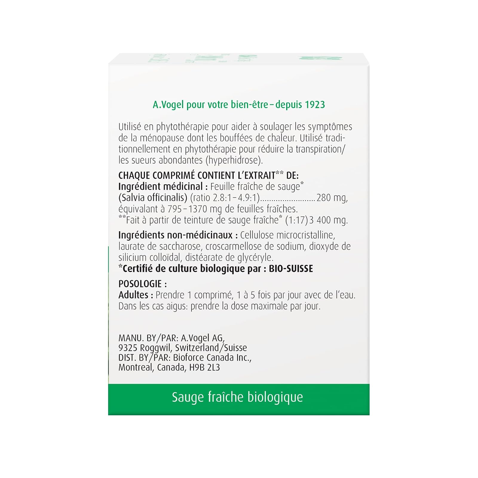 A Vogel multivitamin for women's health