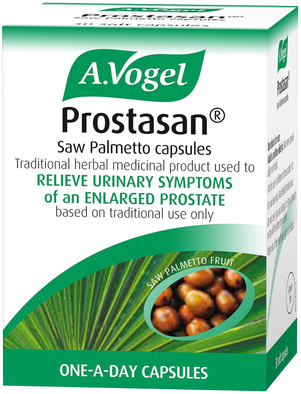 A.Vogel saw palmetto herbal supplement