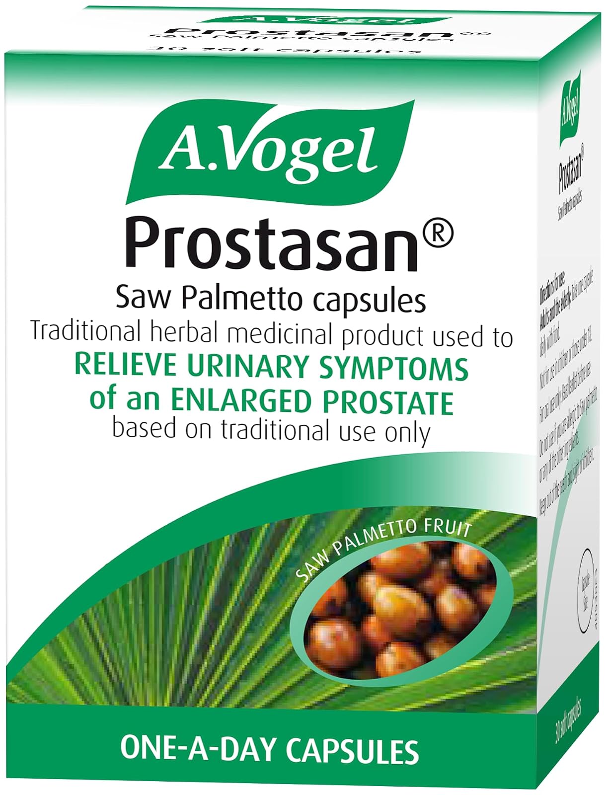 A.Vogel saw palmetto herbal supplement