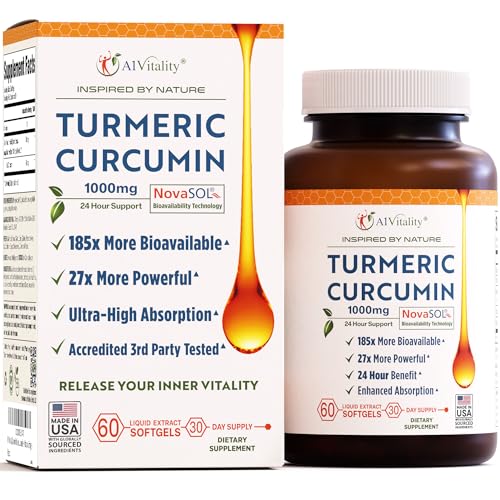 A1Vitality turmeric curcumin softgels