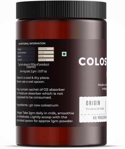 A2 Gir cow colostrum for optimal nutrition