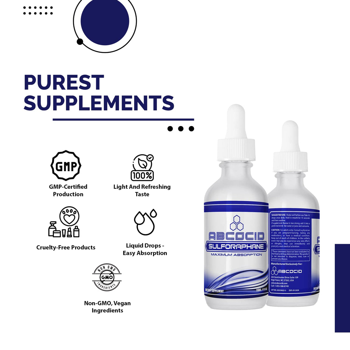 ABCOCID activated sulforaphane benefits