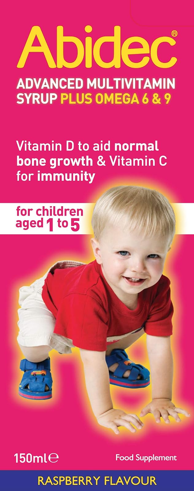 Abidec kids multivitamin syrup 150 ml