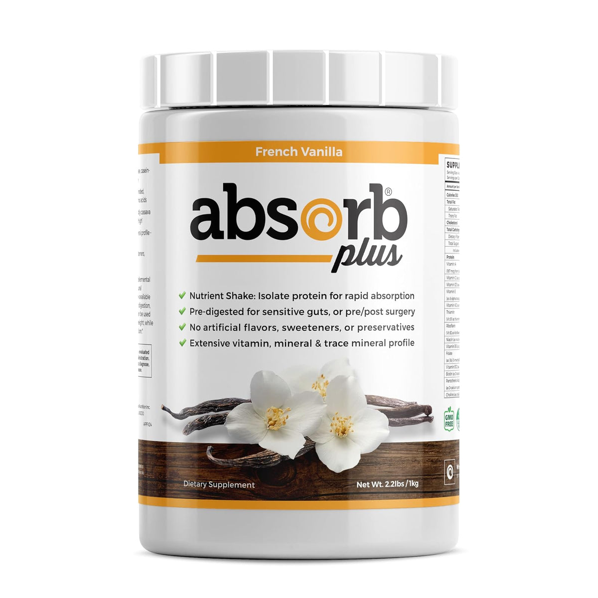 Absorb Plus isolate protein French vanilla