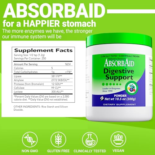AbsorbAid digestive enzymes 300 grams