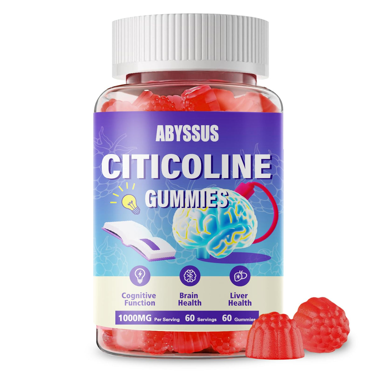 ABYSSUS Citicoline gummy supplements
