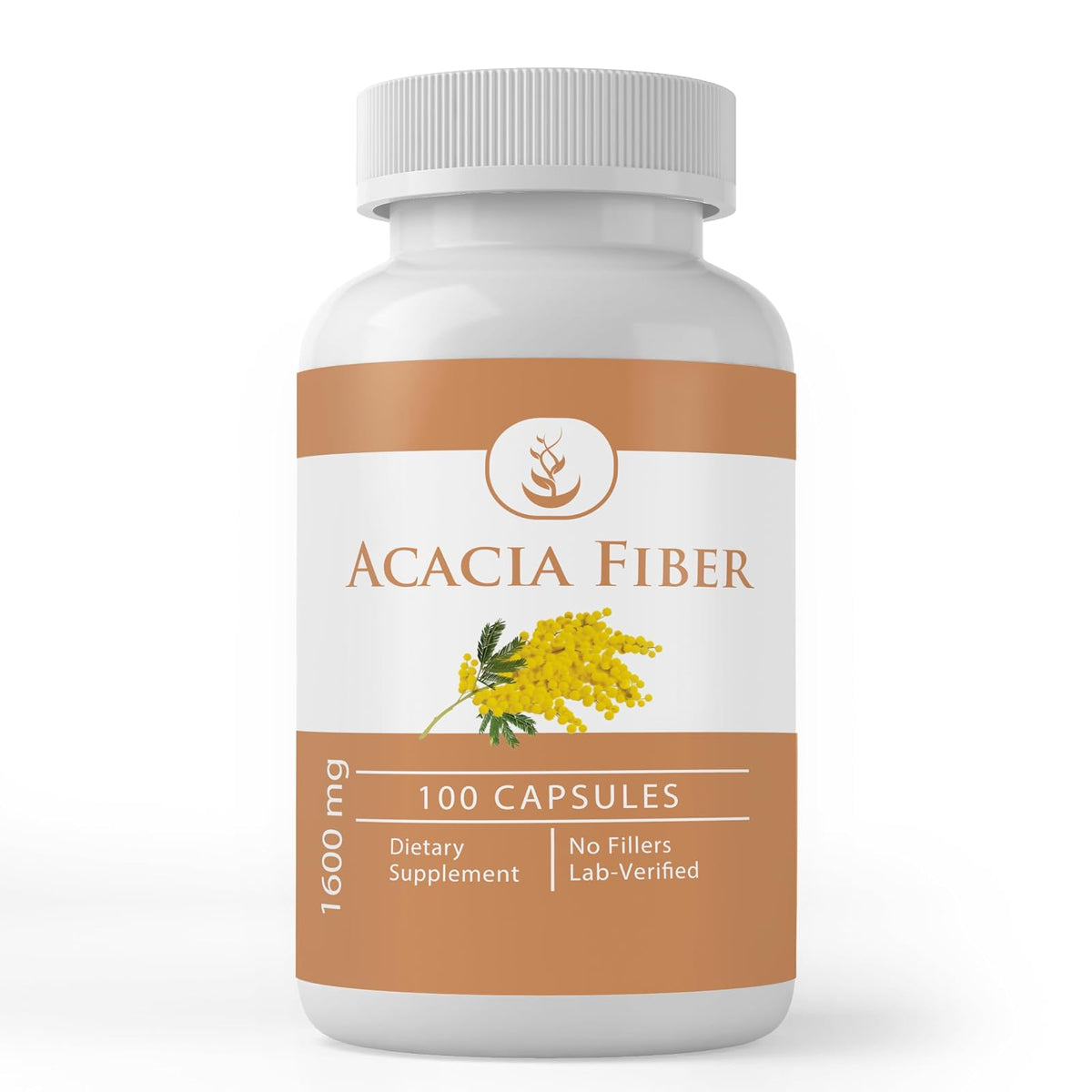 Acacia fiber capsules for digestion