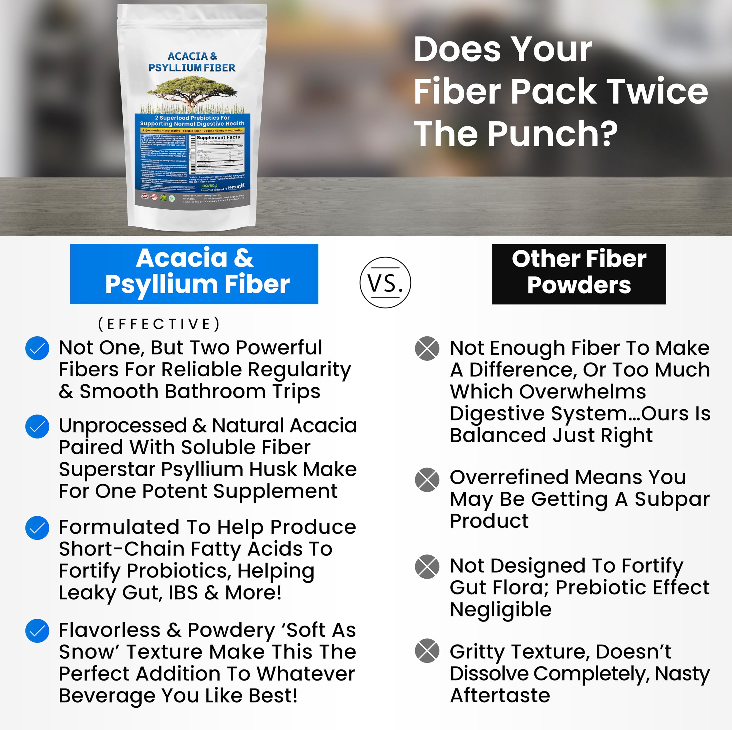 acacia fiber for healthy digestion