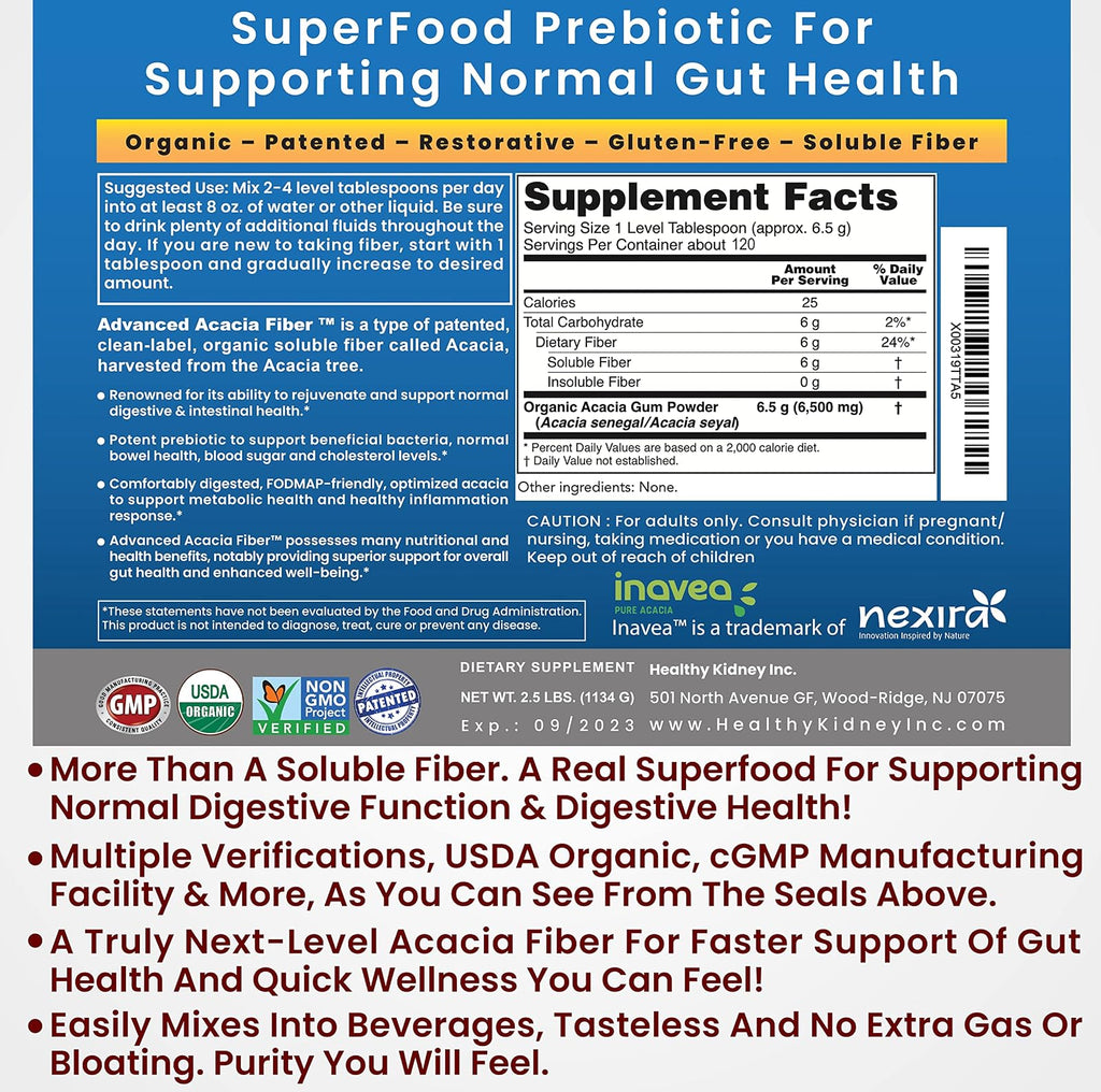 acacia fiber powder for daily digestion