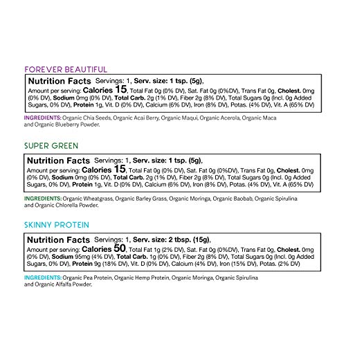 acai and spirulina protein mix
