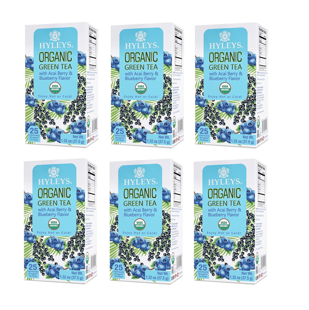 acai berry and blueberry green tea