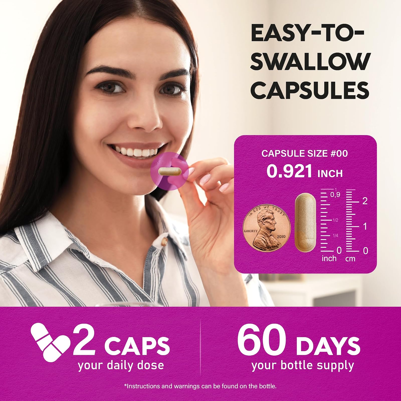 Acai berry capsules for energy enhancement