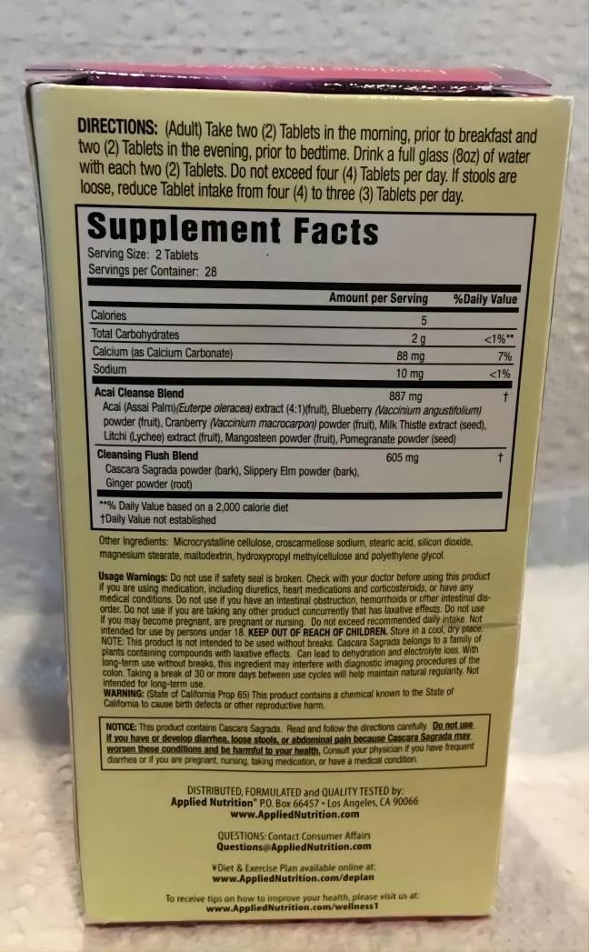 Acai Berry Cleanse multivitamins for wellness