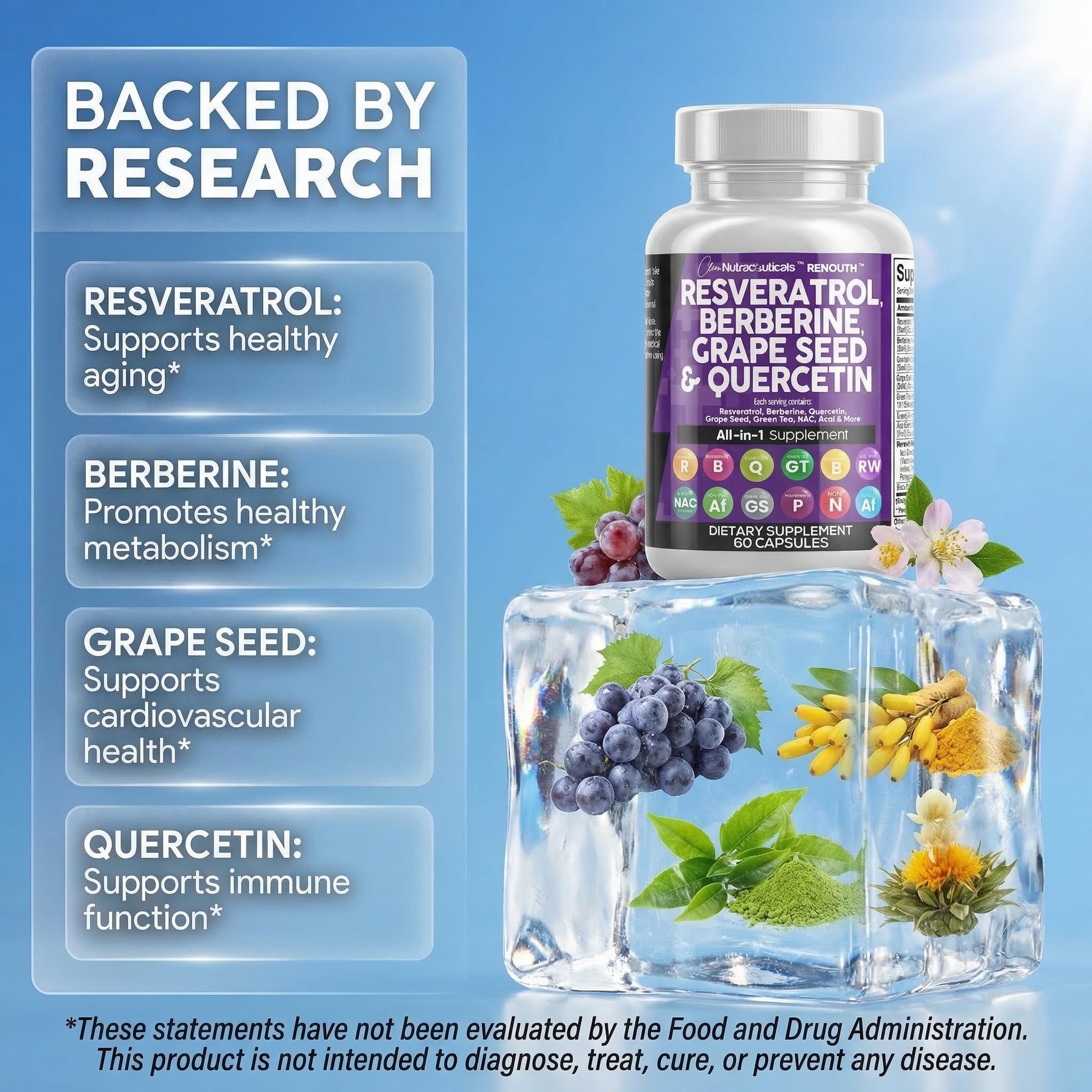 Acai berry energy boost supplement