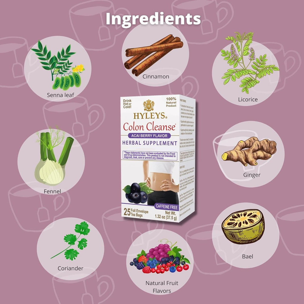Acai berry herbal detox tea