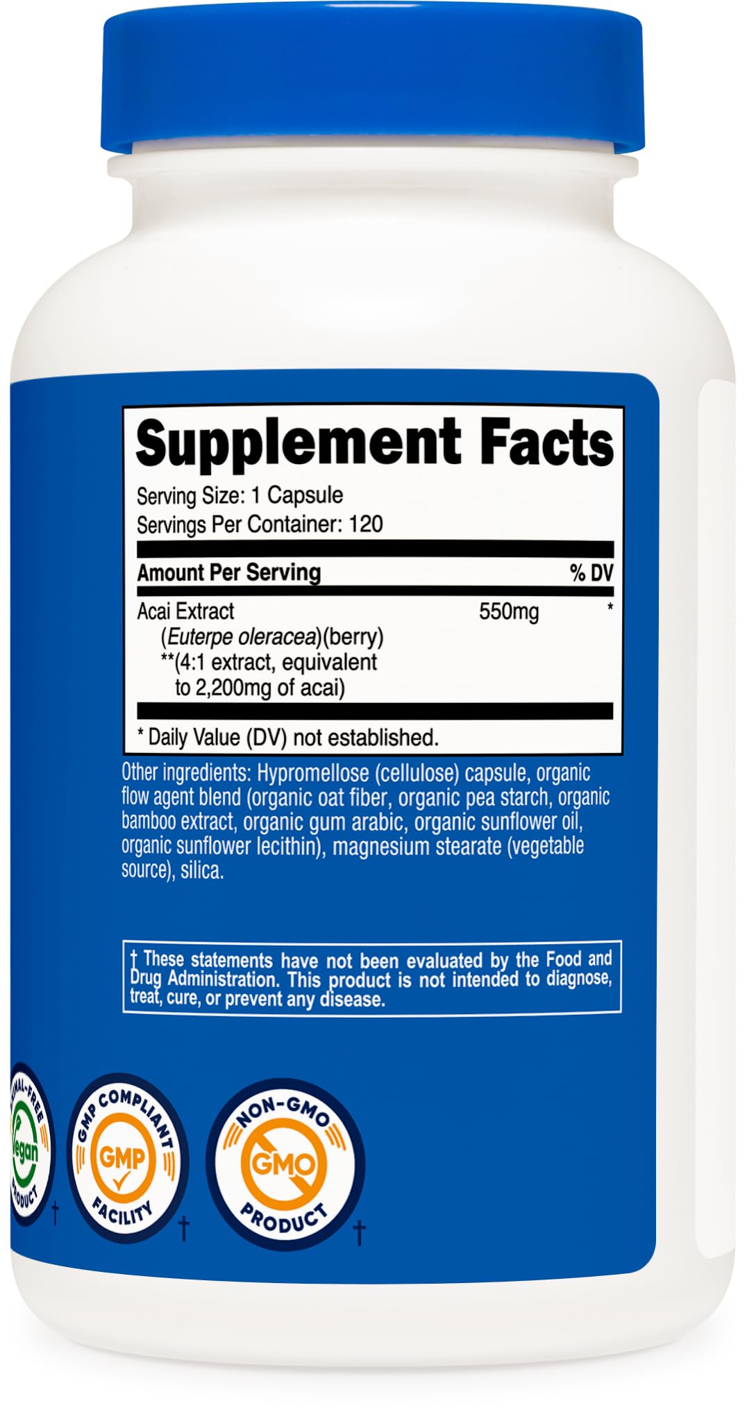 Acai extract for immune health