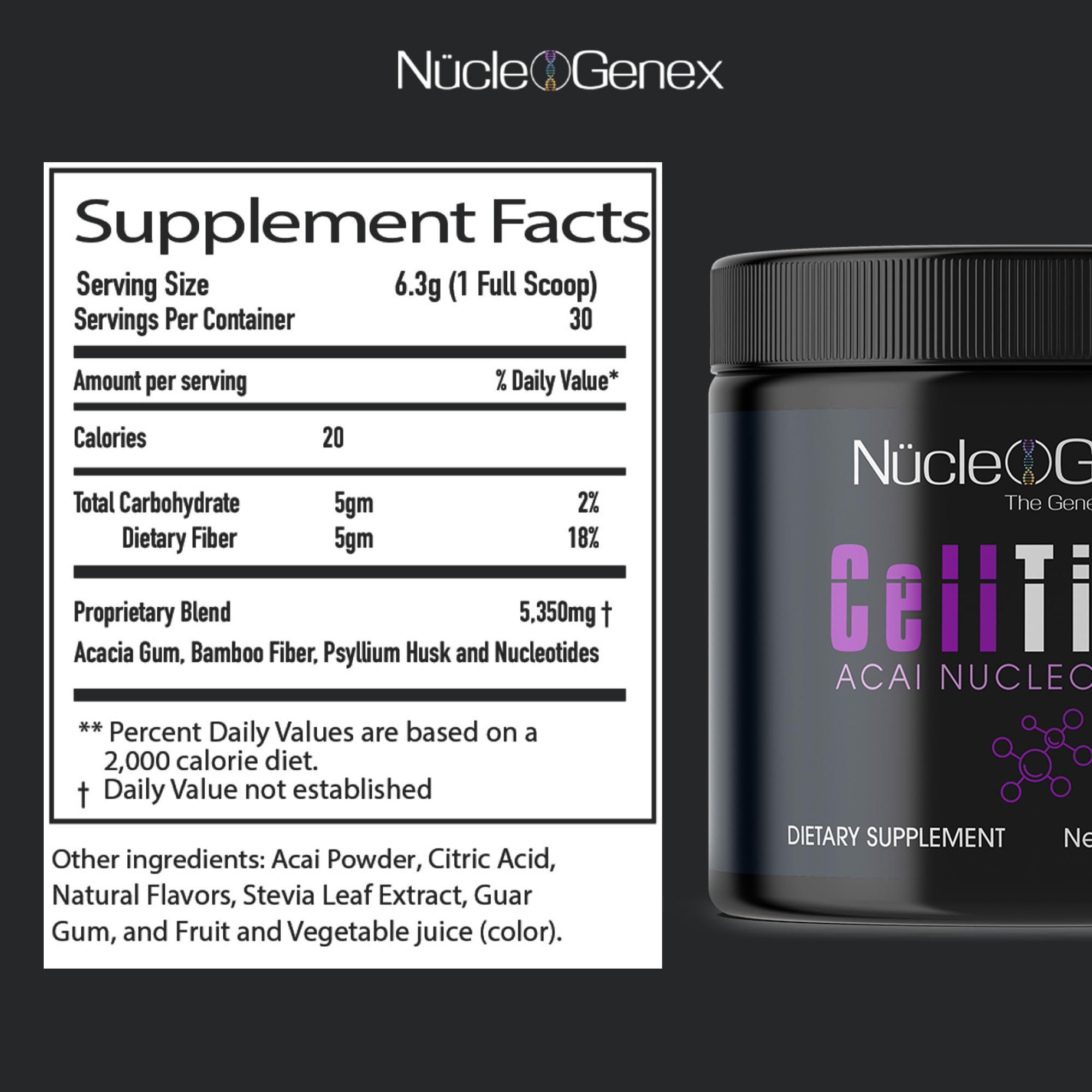 Acai flavor nucleotide nutritional benefits