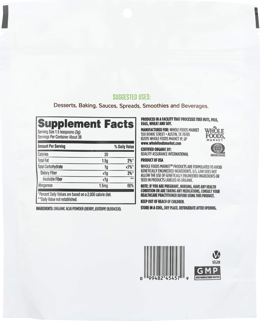 acai powder for smoothies