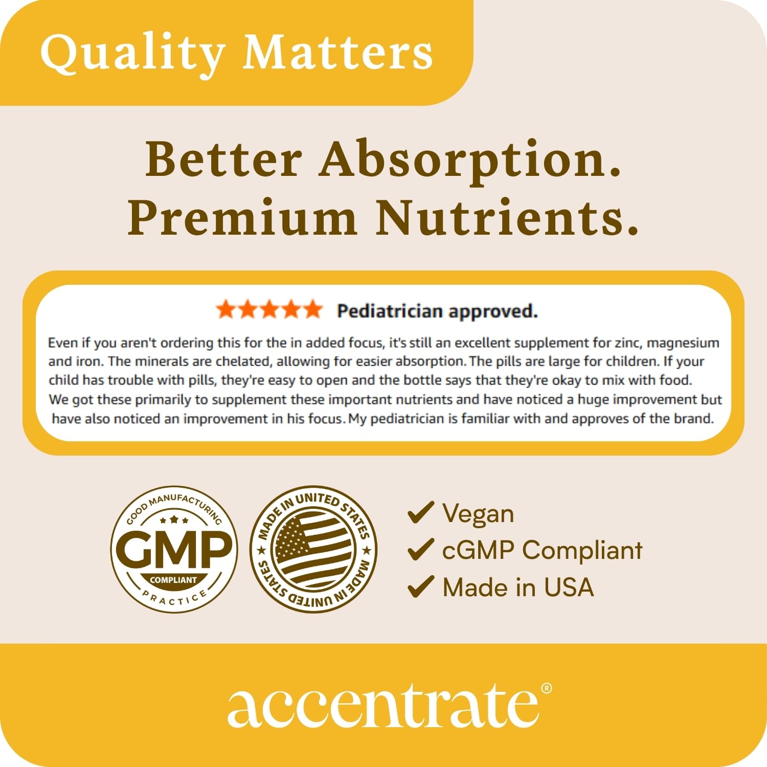 Accentrate Minerals for cognitive support