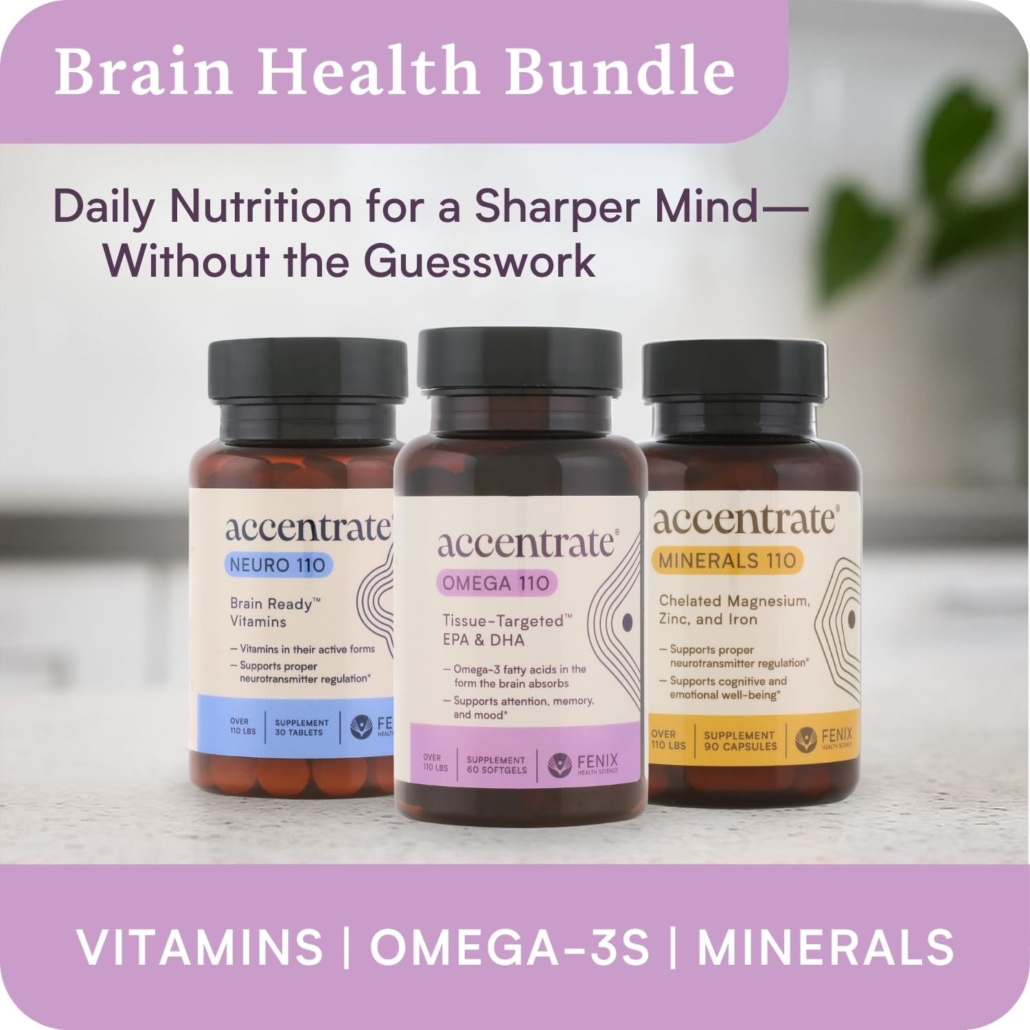 Accentrate Omega MAX promotes immune support